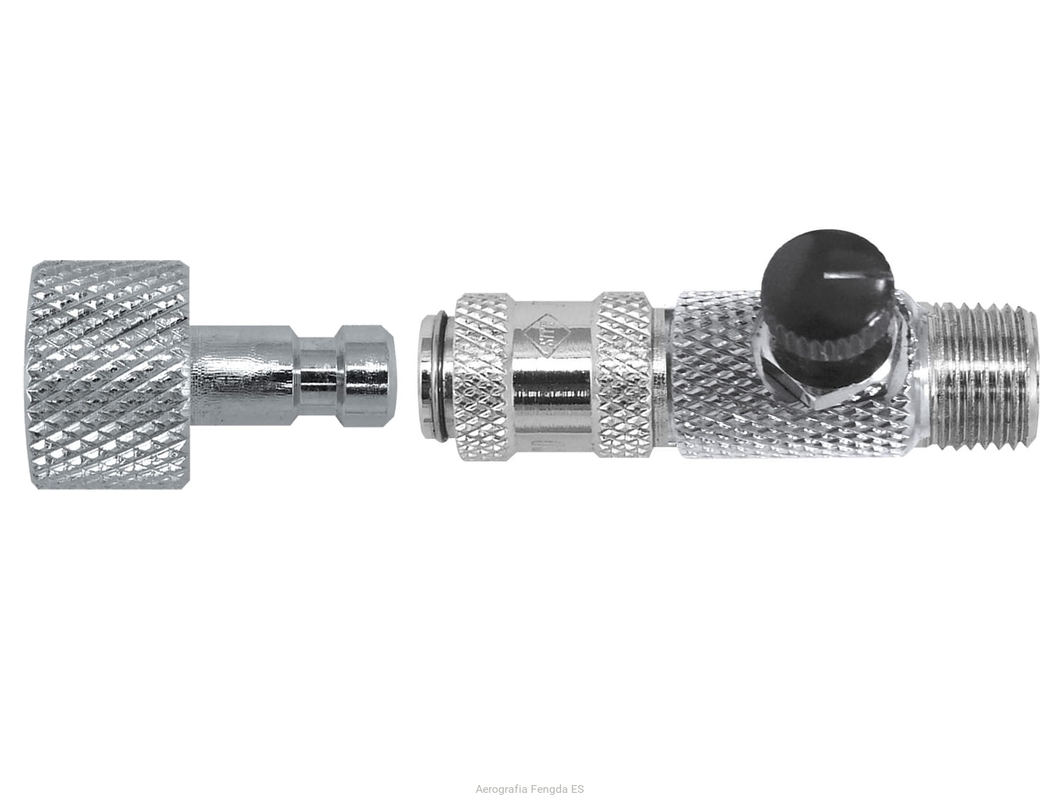 Anest Iwata Sparmax Quick Disconnect Set 1/8" with air control valve